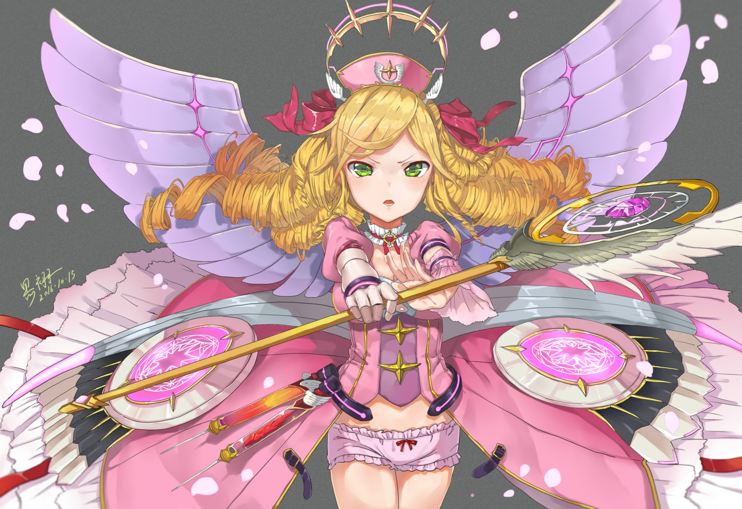 heiyu cleavage weapon wings | #413787 | yande.re